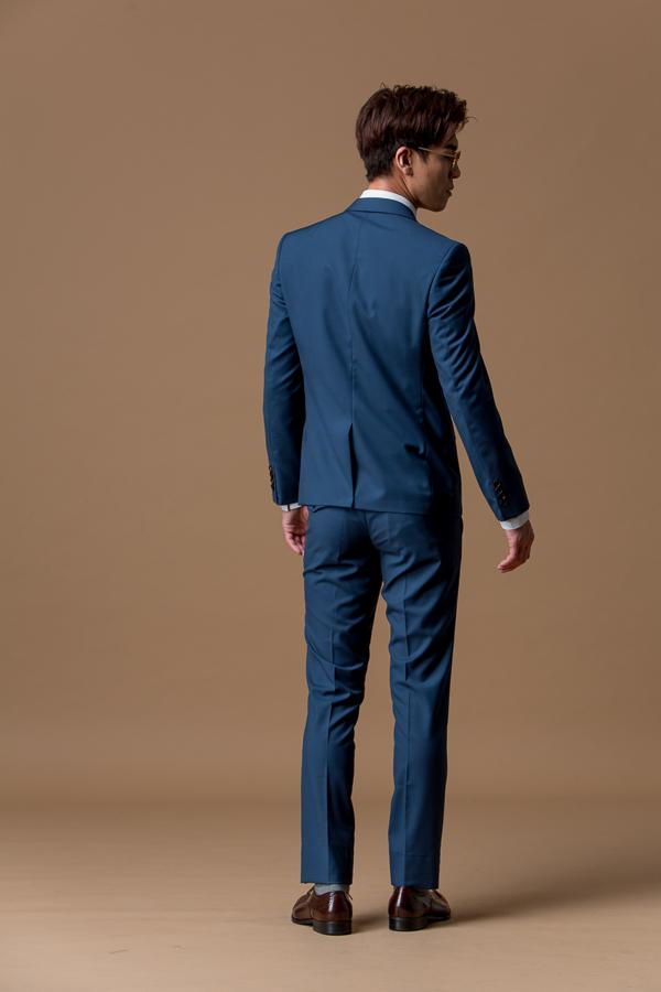 BTBG 素面成套西裝 藍綠色 | 東潮時裝西服EASTREAM