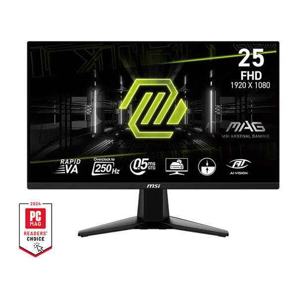 MSI 微星 MAG 255XFV 電競顯示器 (25型平面/ VA/ FHD/ 250Hz/ 0.5ms/ HDR) | 上伊美辦公用品網