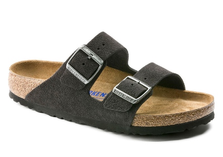 Arizona/ 軟墊 / 反毛皮 / 灰色 | BIRKENSTOCK 德國勃肯鞋台灣官方網站